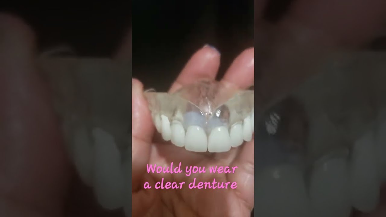 Ultra thin Clear denture - YouTube