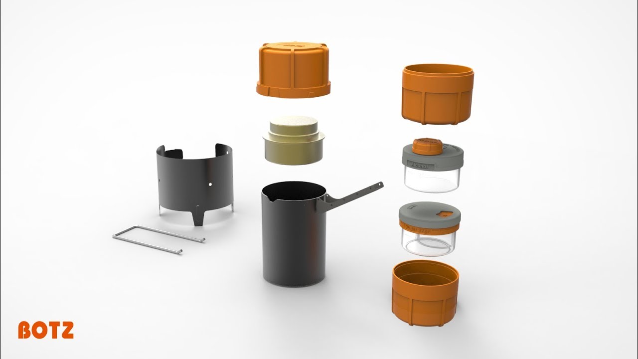 BOTZ - The smallest outdoor coffee kit - YouTube
