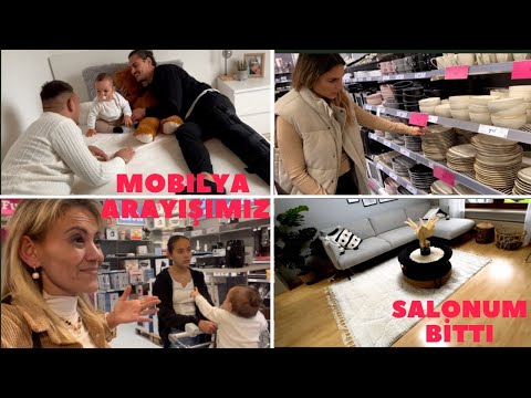 GELİN KAYINVALİDE MOBİLYA PEŞİNDEYİZ | YENİ SALON DÜZENİM | HAFTA SONU ALIŞVERİŞİ