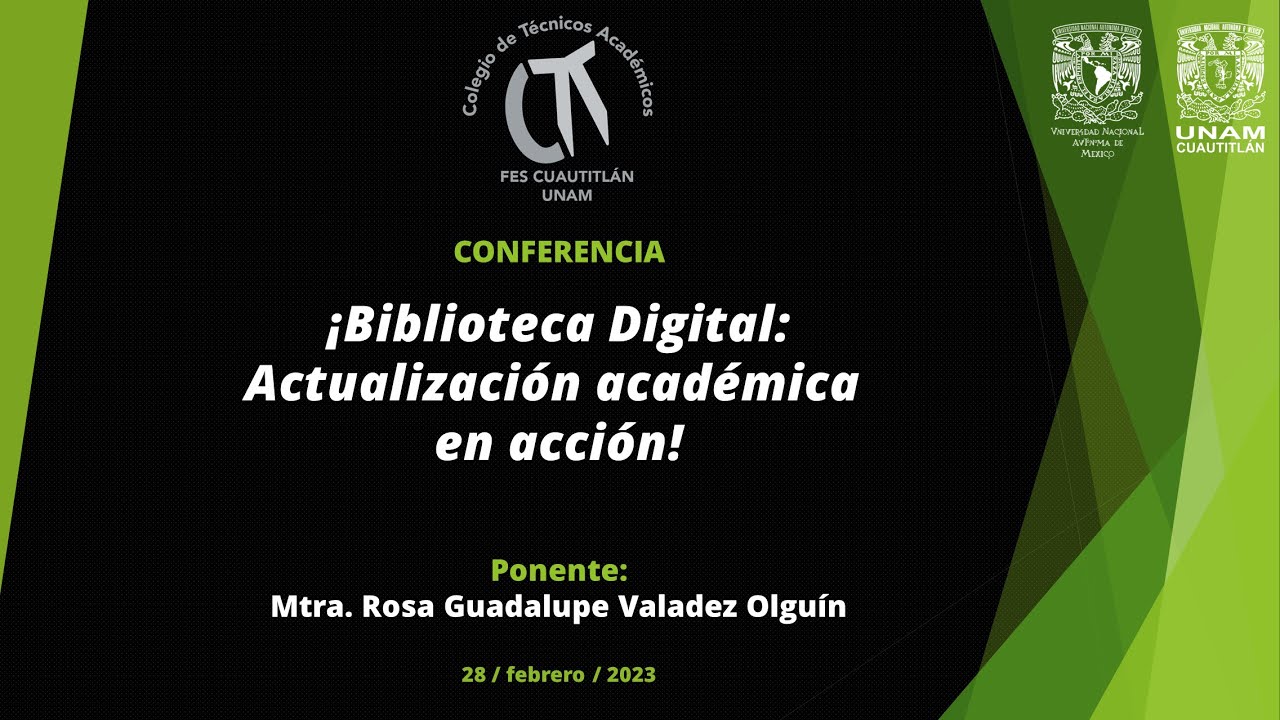 ¡Biblioteca Digital: Actualización académica en acción! - YouTube