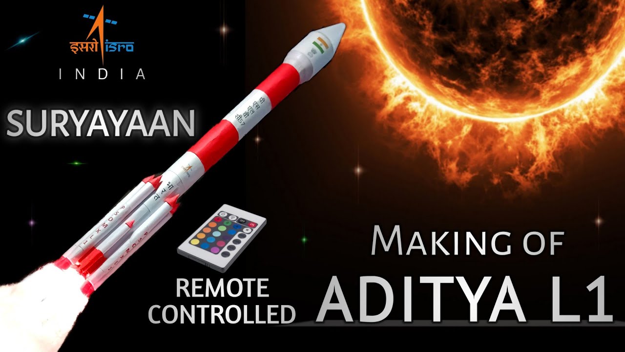 how to make aditya l1 model | how to make aditya l1 model at home - YouTube