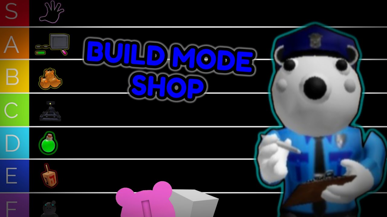 Mejores y Peores cosas de la Build Mode Shop de Piggy - TIER LIST - YouTube