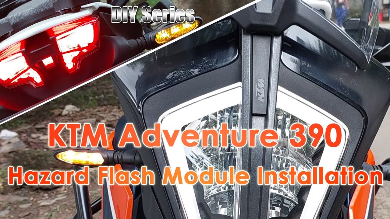 KTM ADVENTURE 390 DIY Series | Hazard Flash Module Installation ...