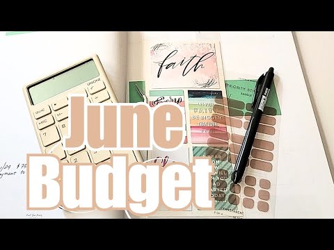 june monthly budget (family of 6, monthly budget planning) #budget # ...
