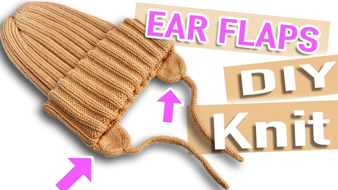 DIY Knit Ear Flaps – A Simple Trick for Warmer Hats - Ear Flaps for ...