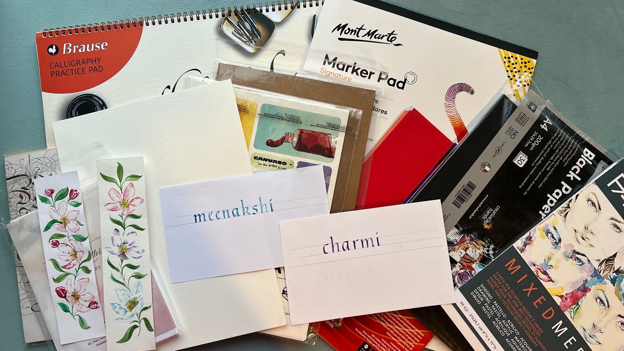 How to choose Paper for Calligraphy and art? Review of paper brands and ...