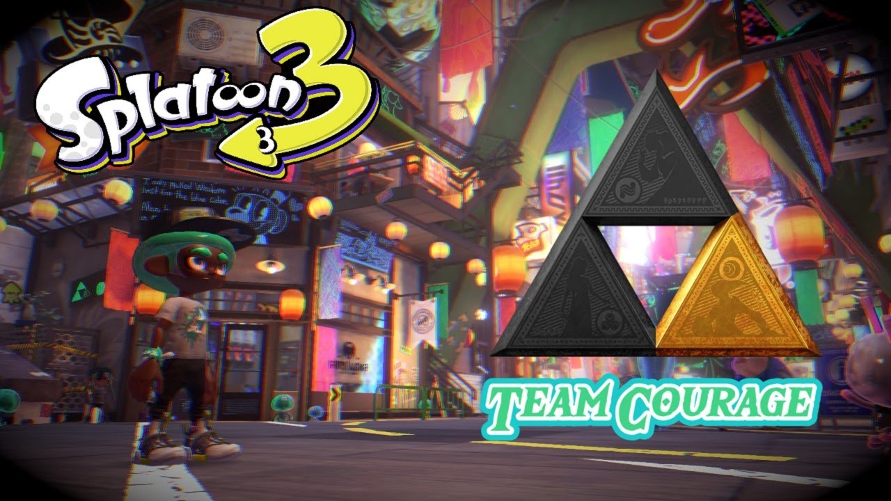 Splatoon 3: Zelda Splatfest | Team Courage - YouTube