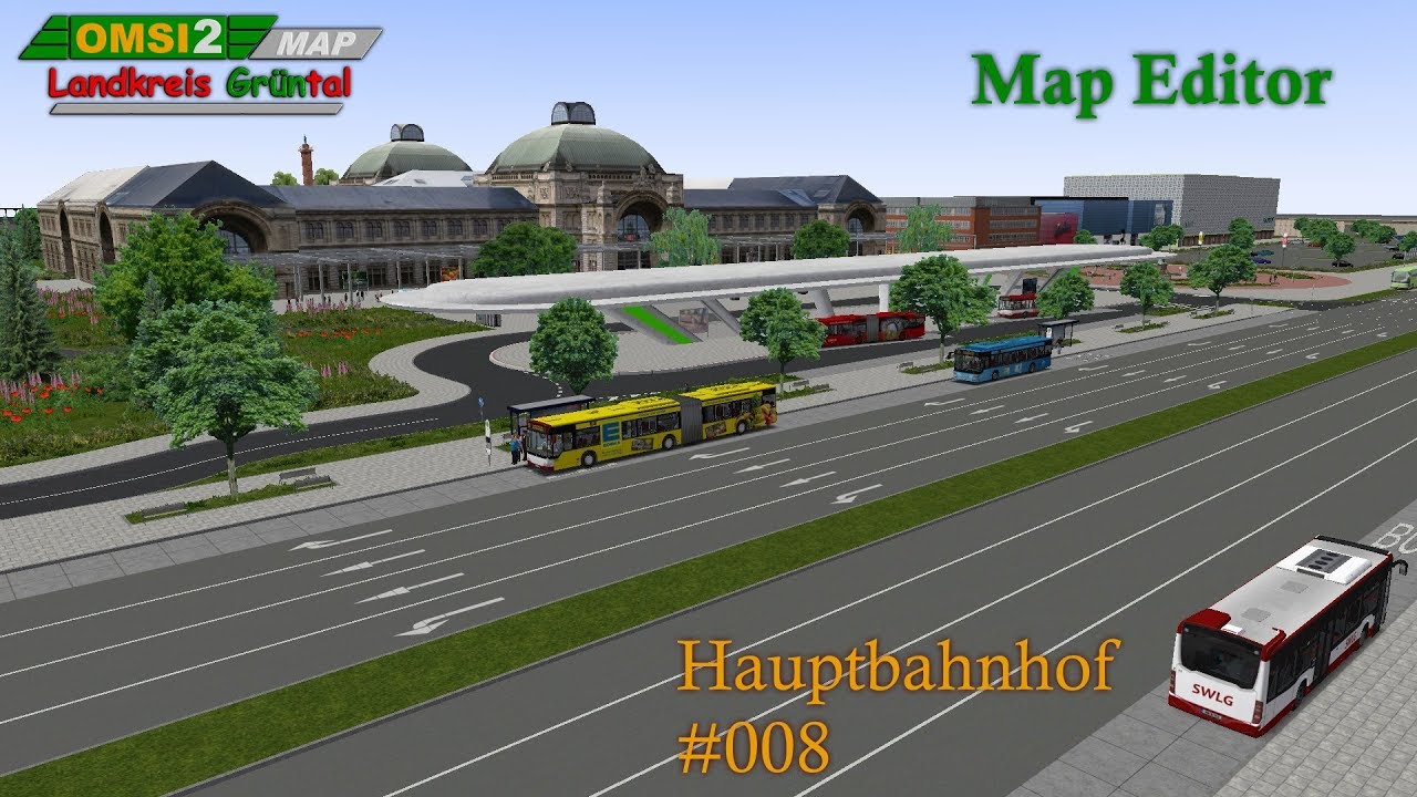 Omsi2 Map Editor Hauptbahnhof 008 - YouTube