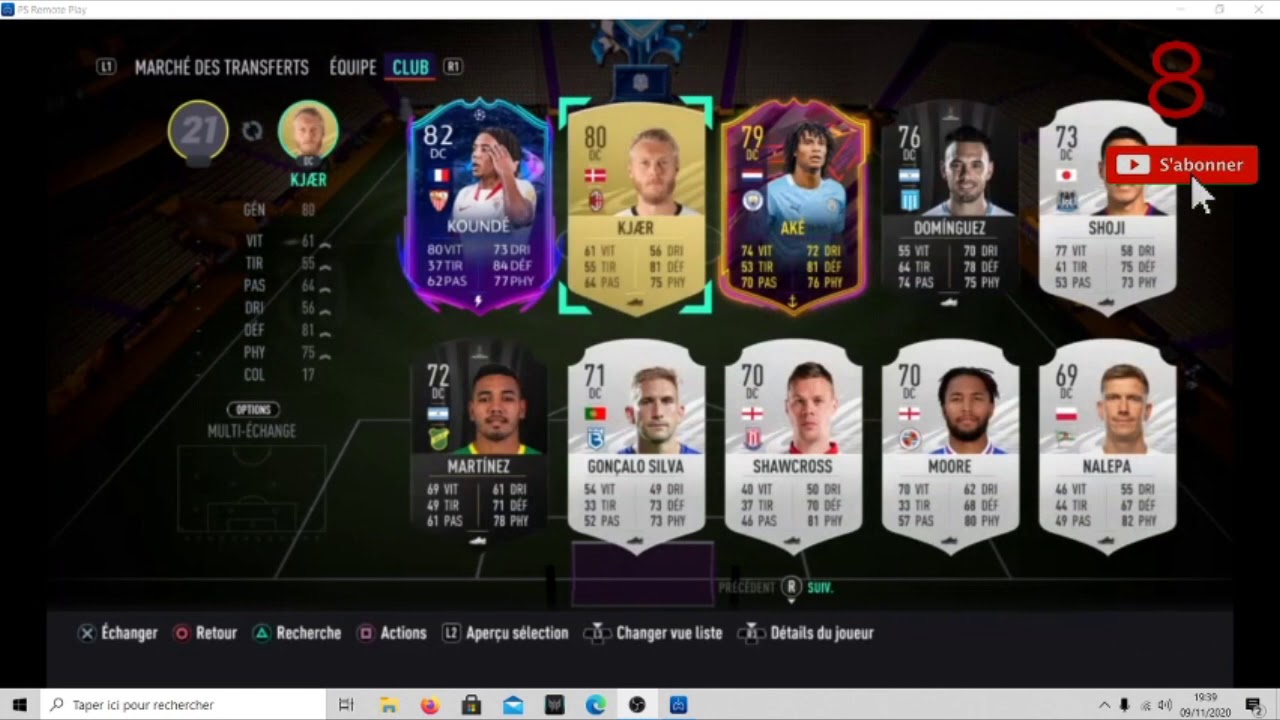 MON EQUIPE FIFA 21 A PLUS DE 600K CREDIT POUR FUT CHAMPIONS!!!!! - YouTube