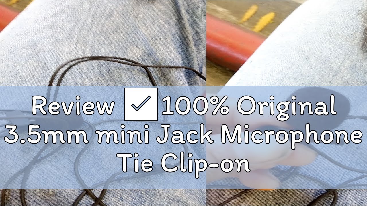 Review 100% Original 3.5mm mini Jack Microphone Tie Clip-on Lapel ...
