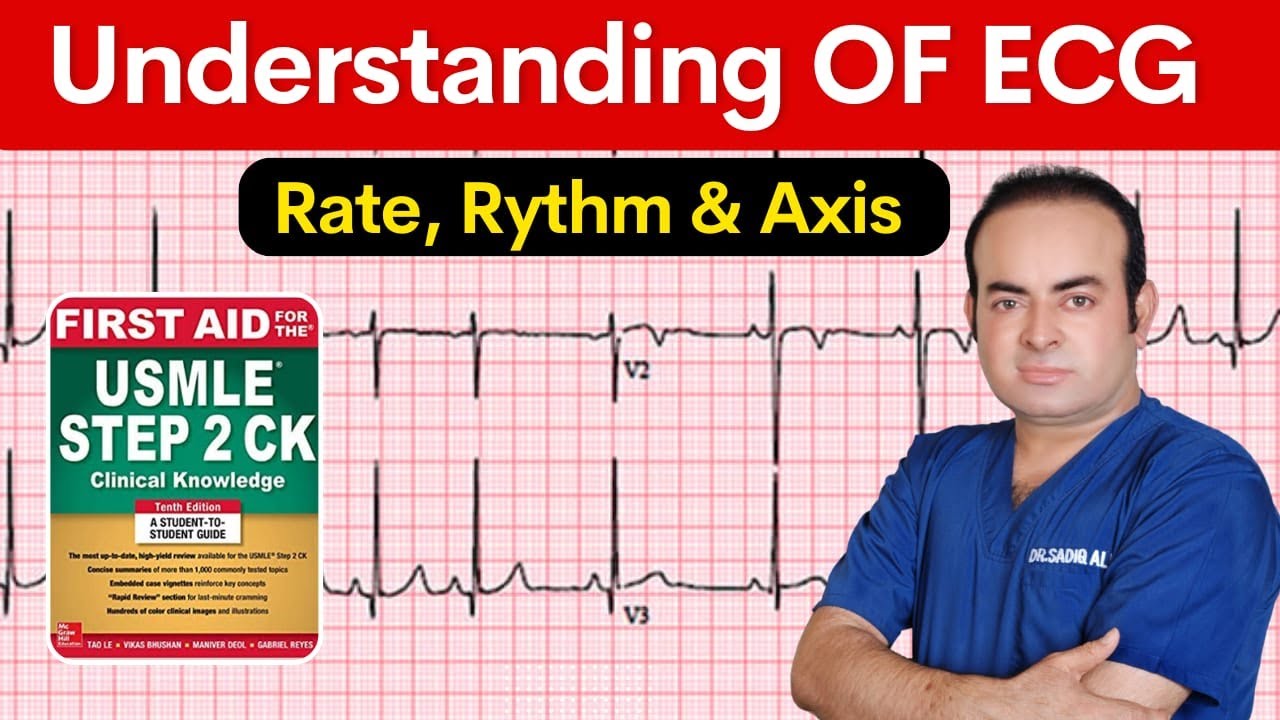 Understanding Of ECG (Rate, Rythm & Axis) | Dr. Sadiq Ali - YouTube