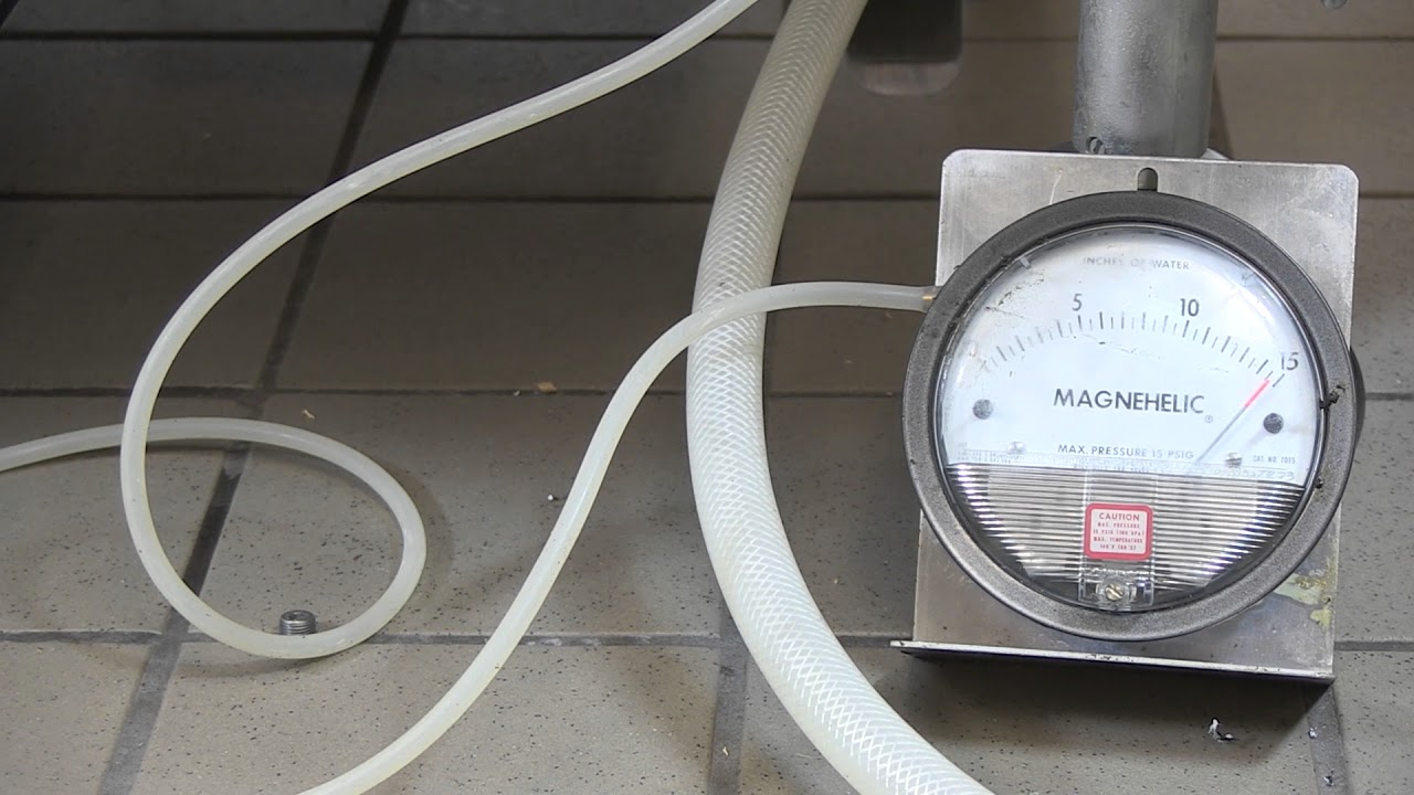 Gas Pressure Check on Frymaster FilterQuick - YouTube