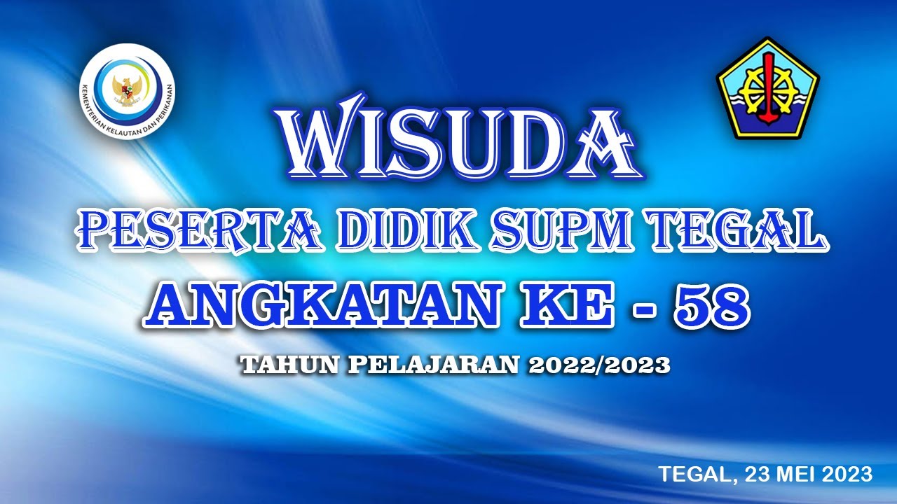 WISUDA SUPM TEGAL 2023 - YouTube