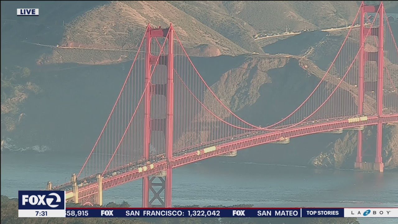 Immigrant rights activists block morning traffic on Golden Gate Bridge ...