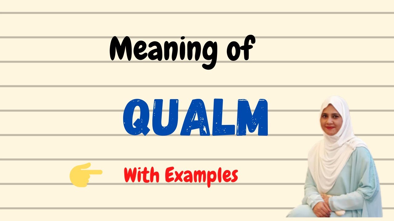Qualm Definition