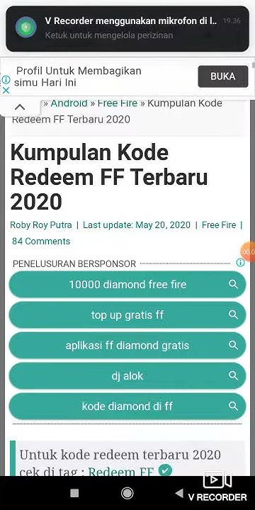 Kode redeem free fire - YouTube