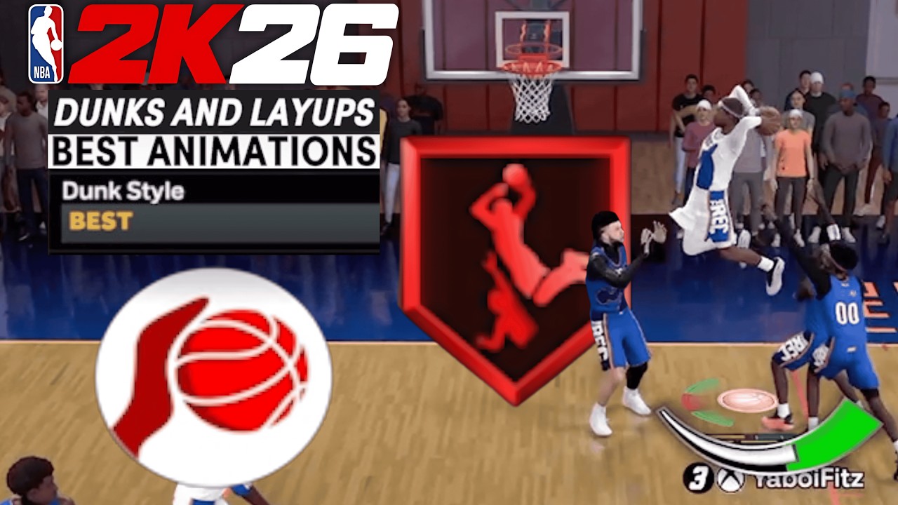 BEST NBA 2K26 DUNK PACKAGES for EVERY BUILD • BEST SLASHER ANIMATIONS ...