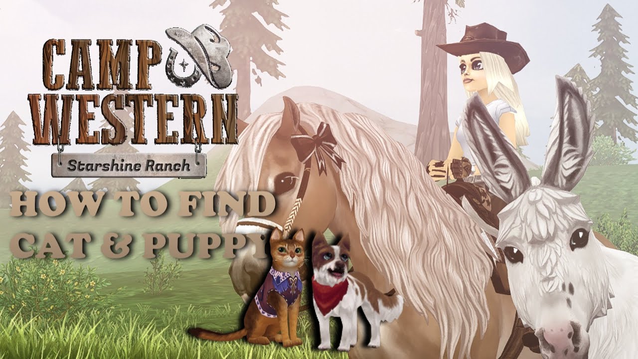 Star Stable Online // How to find Atlas puppy, Kerfuffle cat, tiny ...