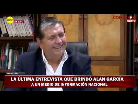 Última Entrevista De Alan García Pérez Un Día Antes De Su Suicidio