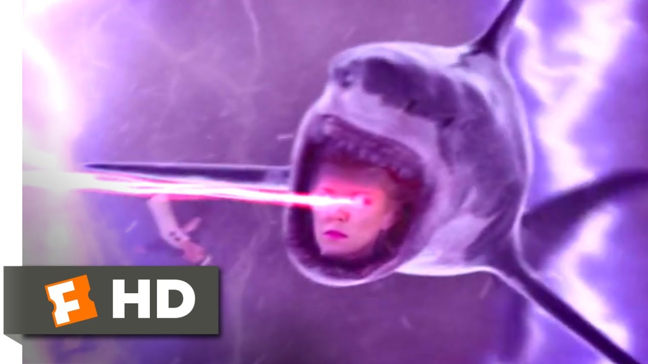 The Last Sharknado: It's About Time (2018) - Laser Shark vs. RoboShark ...