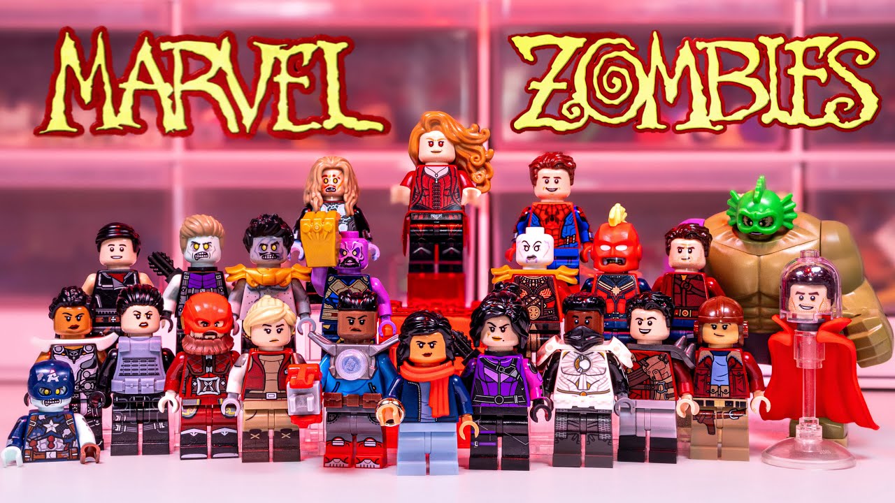 LEGO MARVEL ZOMBIES! - Building ALL MAIN Characters 🧟‍♂️ - YouTube