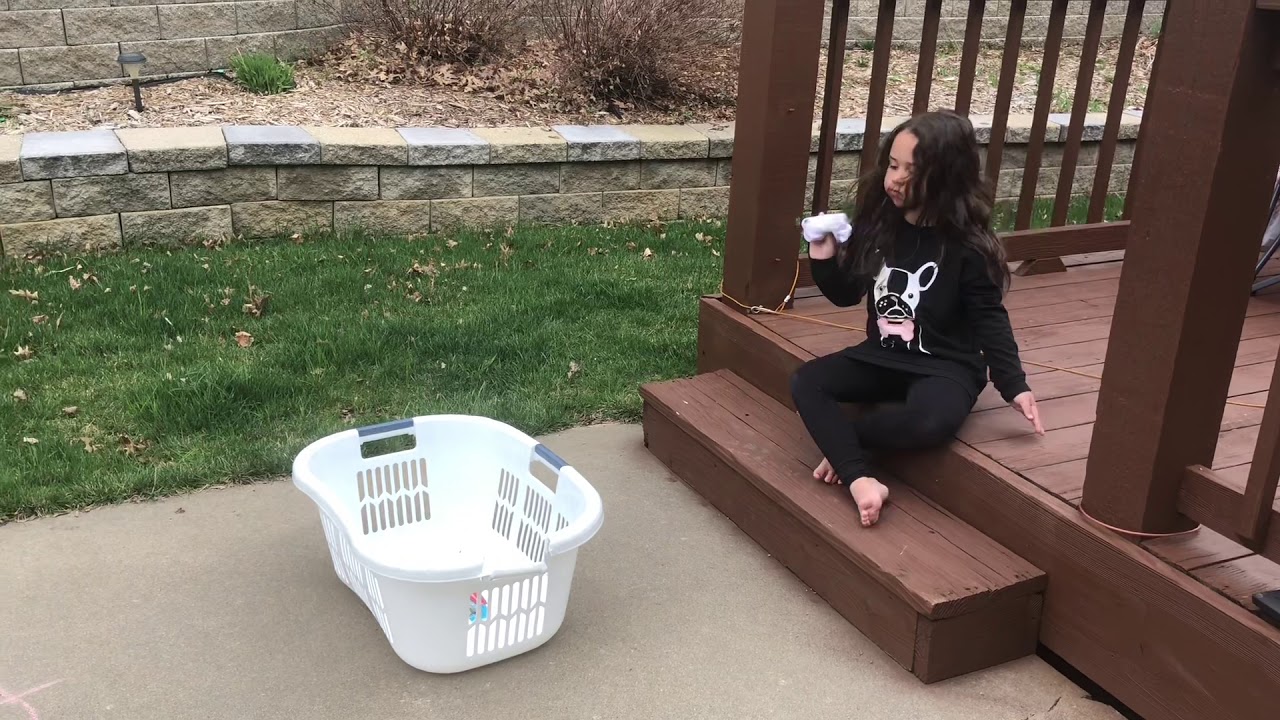 Seated sock throw. - YouTube