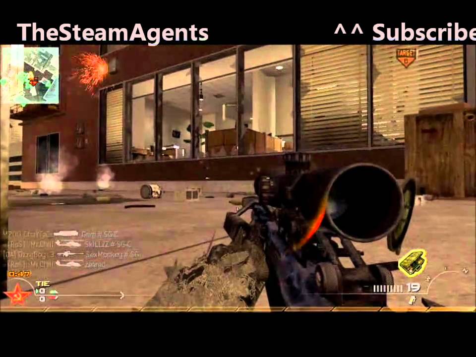 Mw2 Barrett 50 cal. Pwnage! - YouTube