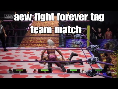 aew fight forever tag team match keith lee and jade cargill vs adam ...