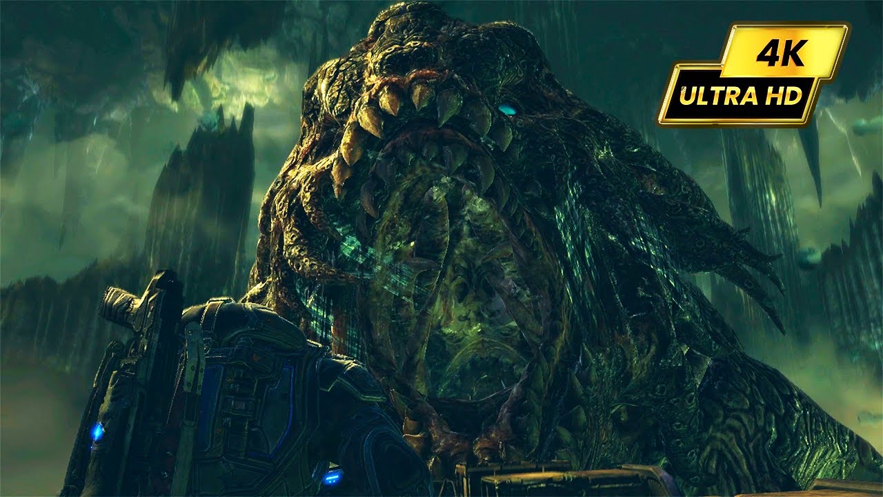 BATALLA COMPLETA VS LEVIATHAN - GEARS OF WAR 2 🌟🌟🌟🌟 - YouTube