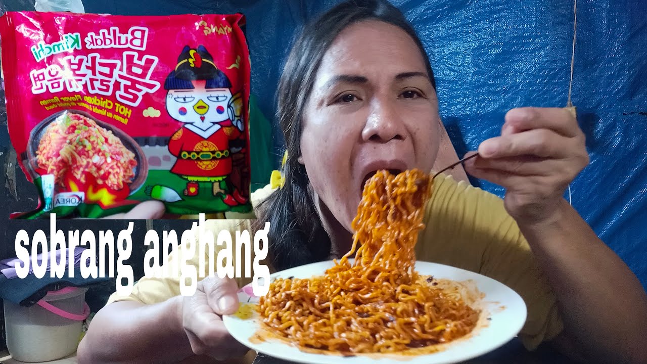 Mukbang Korean Canton sobrang anghang Hindi ko kere Ito. - YouTube