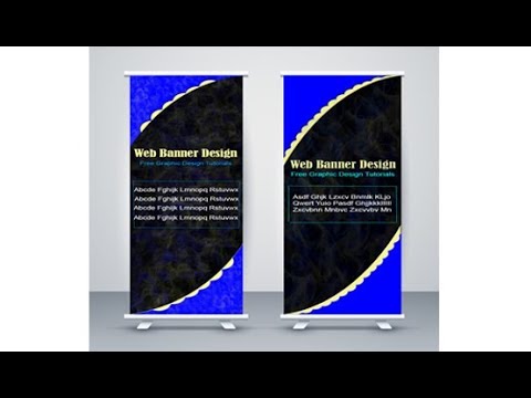 Photoshop Tutorial Web Design Simple Banner - banner design photoshop ...