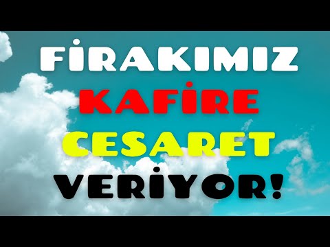 FİRAKIMIZ KAFİRE CESARET VERİYOR! (Dini Videolar Kısa)