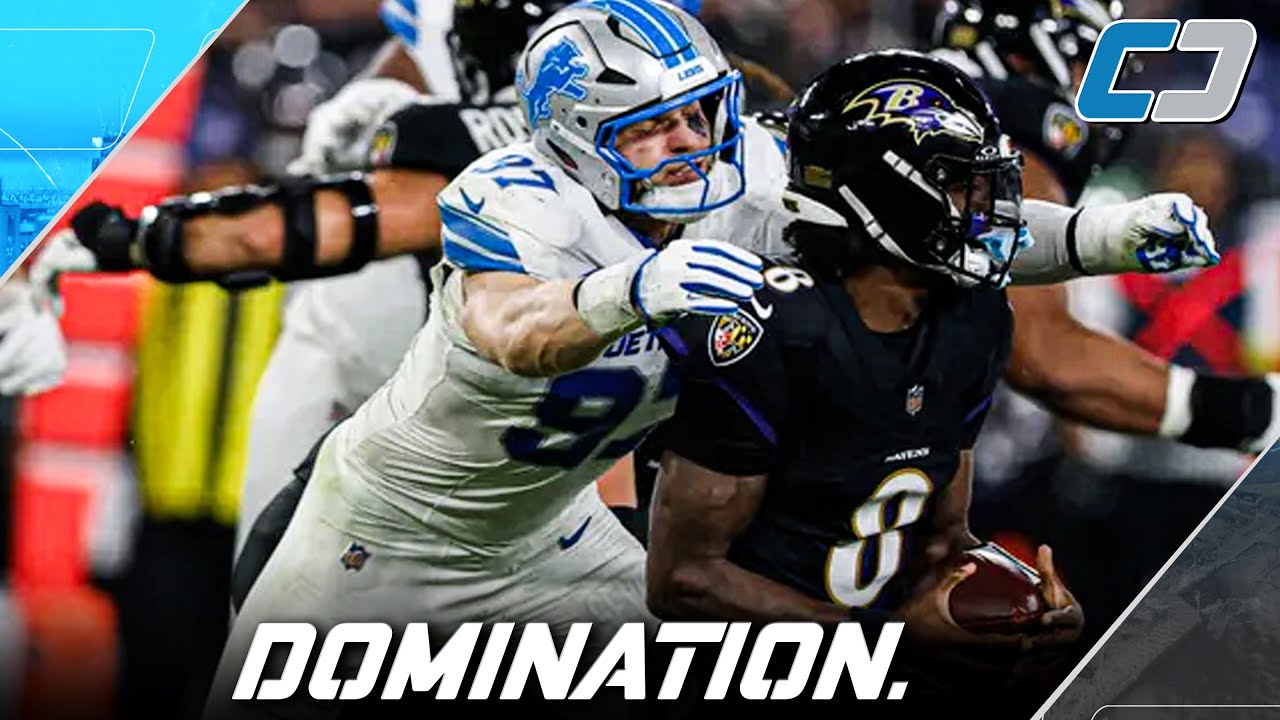 Detroit Lions Defensive Line DOMINATED Baltimore Ravens! - YouTube