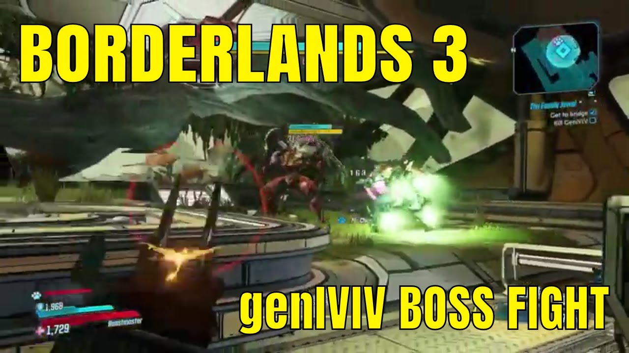 Borderlands 3 genIVIV Boss Fight - YouTube