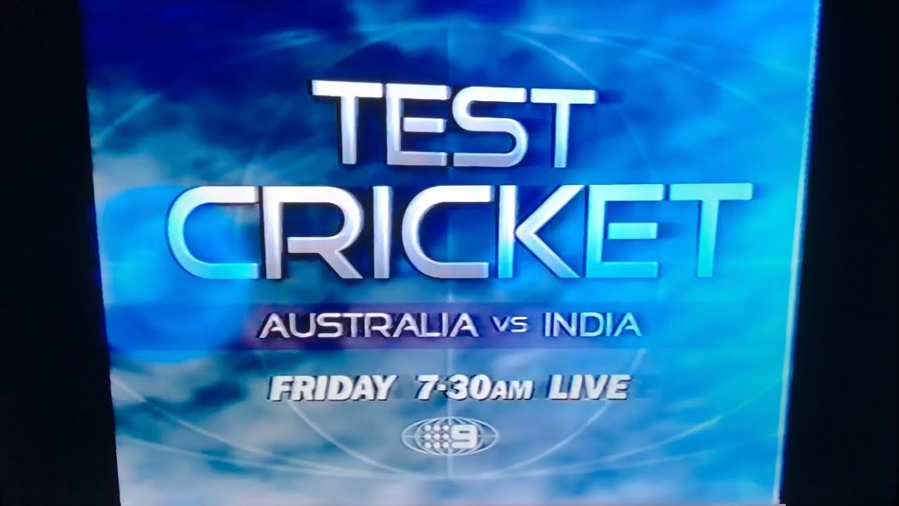 Channel Nine Cricket Australia vs India 2003/04 Promo - YouTube