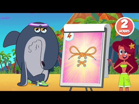 ZIG AND SHARKO | Marina’s Lace Lesson (SEASON 4) New episodes | Cartoon Collection for kids
