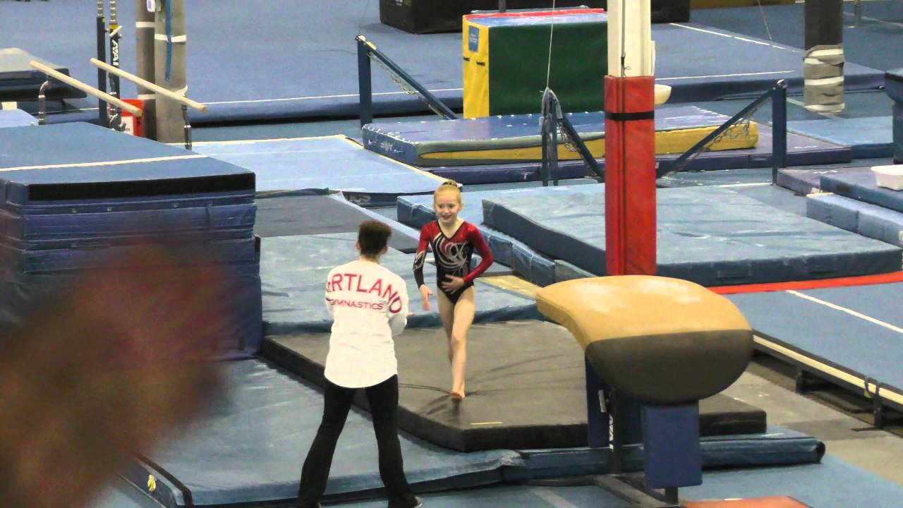 2016 Gymnastics USAG Level 4 Vault - 9.075 - YouTube