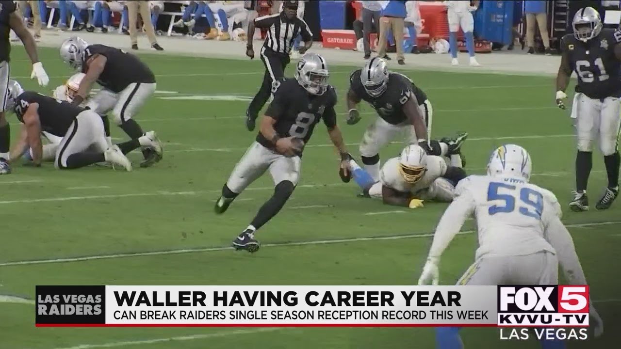 Raiders' Waller having career year - YouTube