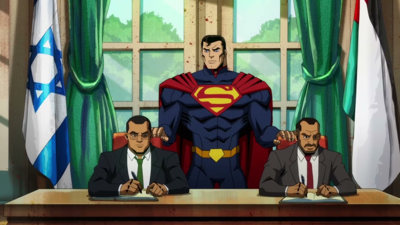 Superman solves Israel Palestine conflict - YouTube