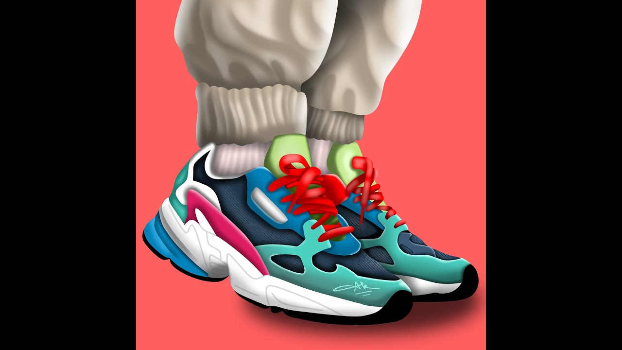 Dope Sneakers 👟|| Digital art. made in Infinite Painter app. - YouTube