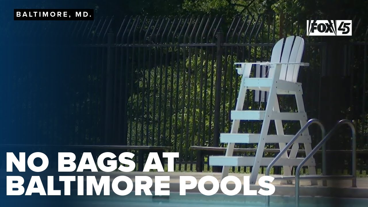 Heading to a Baltimore pool? City says no bags on deck for safety ...