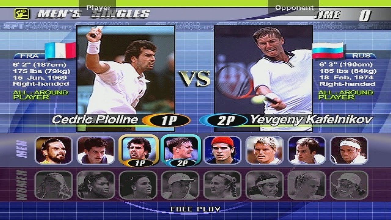 Virtua Tennis 2 / Power Smash 2 - kingdzv vs MgoUmkArg - YouTube