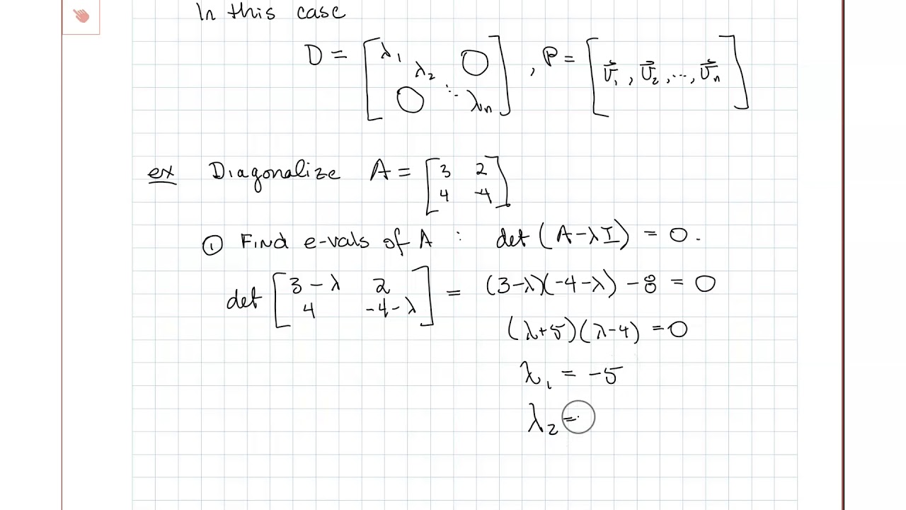 9 Diagonalization - YouTube