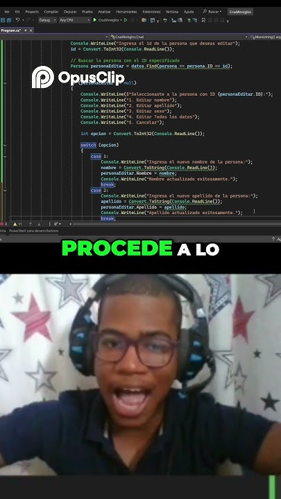 Cómo crear un CRUD con C# Parte 8 #programacion #developer #desarrolloweb - YouTube