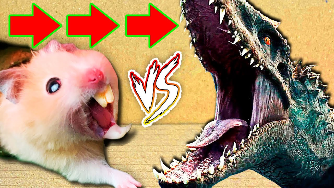 Jurassic Park Hamster Maze with Traps 😱 Dinosaur OBSTACLE COURSE 😱 ...