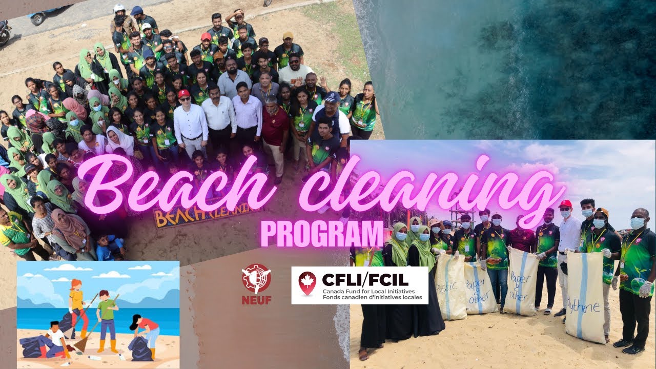 Beach cleaning program - YouTube