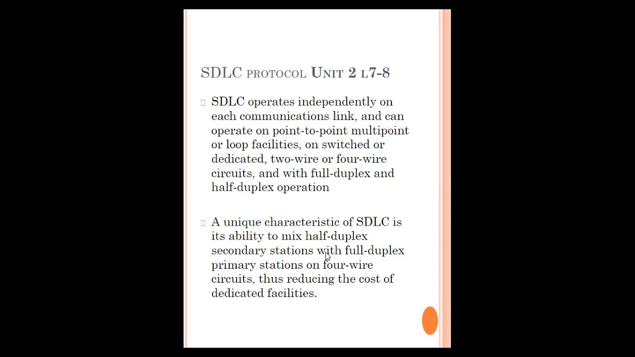 SDLC protocol in Computer network - YouTube