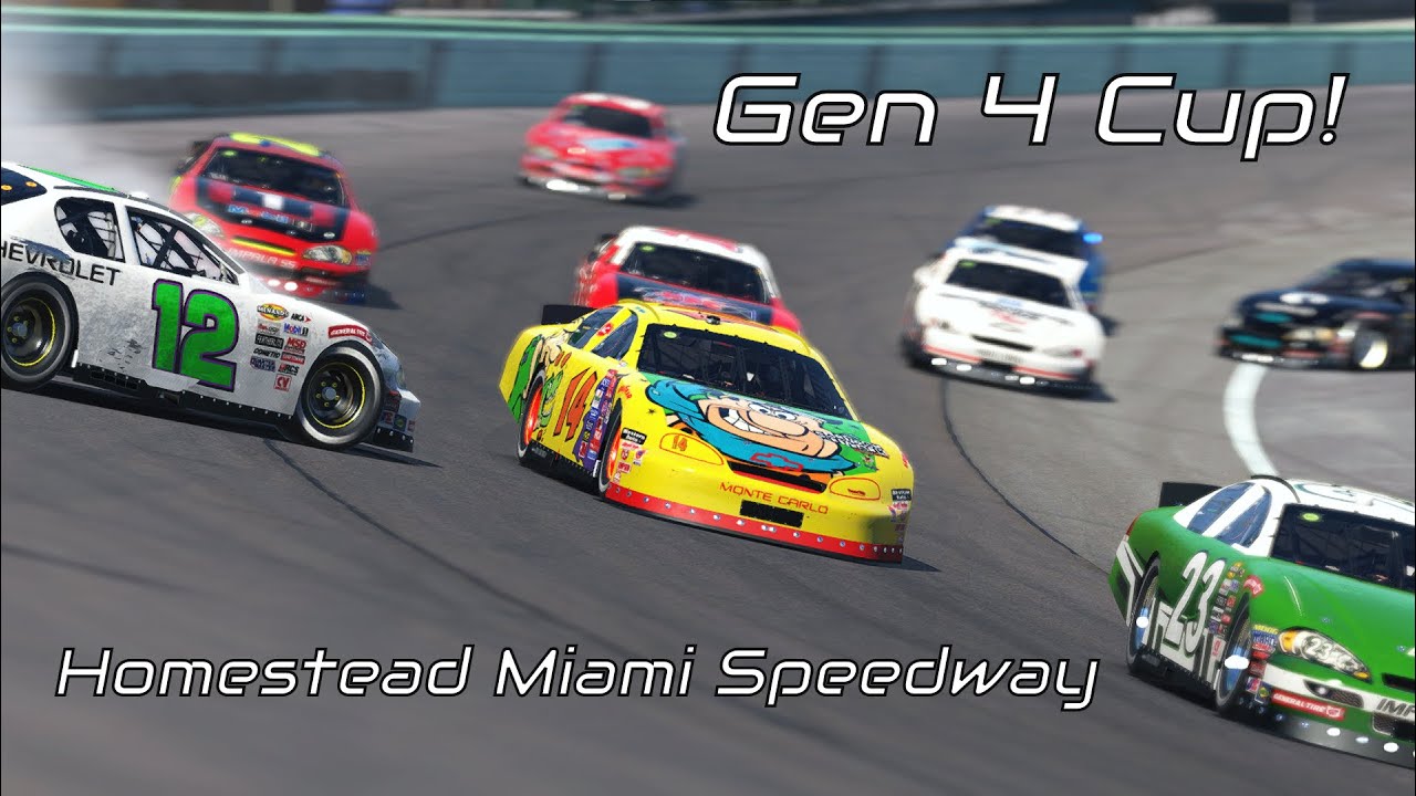 iRacing Gen 4 Cup - Homestead Miami Speedway - 2023 S2 Week 1 - YouTube