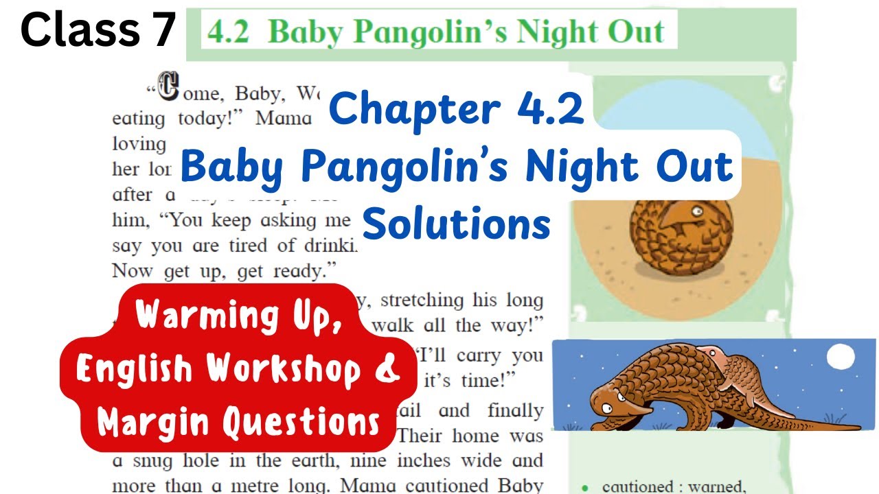 Baby Pangolins Night Out