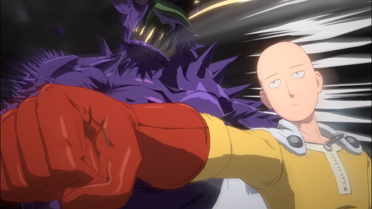ONE PUNCH MAN SAVES SMILE MAN - YouTube